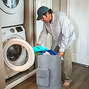 Laundry Bag Backpack Extra Large, 115L Laundry Backpack with Padded Shoulder Strap, Sturdy Travel Laundry Bag, Hanging laundry bag for College Dorm, Apartment, Durable Laundry Backpack Bag for Student