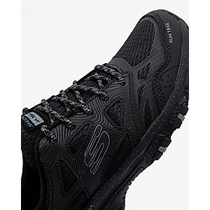 Skechers Womens Hillcrest Pure Escapade Trail Black Athletic Hiking Shoes 7.5