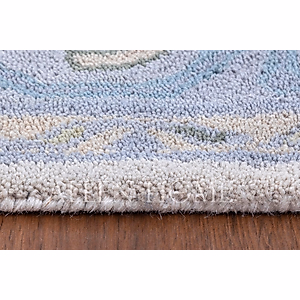 Hand Tufted Oushak Traditional Wool Area Rugs 8' x 10' - Durable - Living Room, Dining Room, Bedroom, and Entryway Area Rugs- 100% Wool - Oushak Lori Design Rug