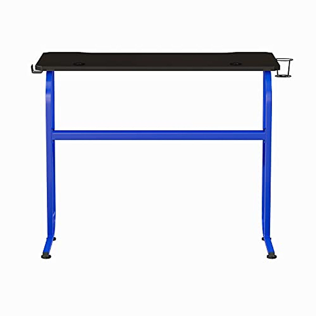 Flash Furniture Fisher Gaming Desk - Blue Ergonomic Computer Desk - 51.5" Gamers Table with Cup Holder and Headphone Hook
