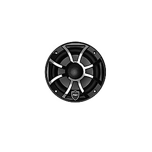 wet sounds | REVO 6-XSB-SS | High Output Component Style 6.5" Marine Coaxial Speaker with RGB Backlighting and Black Stainless Steel Grille