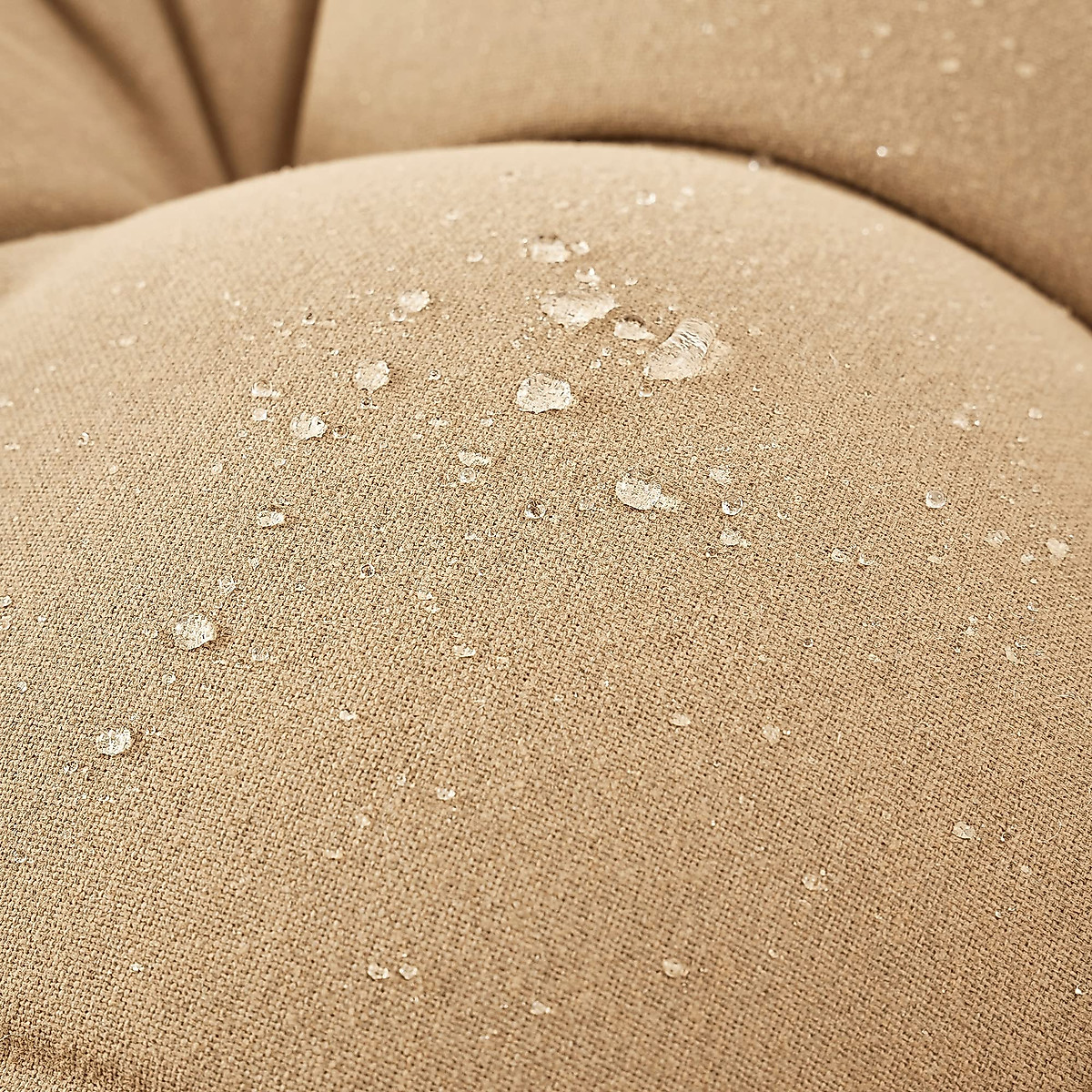 ARTPLAN Seat/Back Outdoor Chair Cushion,Patio Chair Cushion with Tie,Tufted Patio Cushion Replacement,Set of 2,20X20X4 (2 Pack)