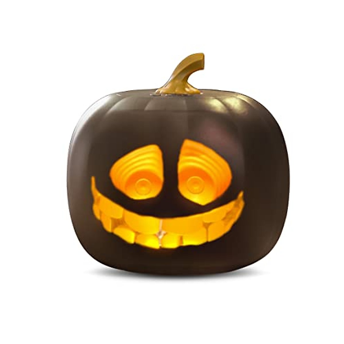 ANIMAT3D Jabberin' Jack Talking Animated Black Pumpkin with Built in Projector & Speaker Plug'n Play