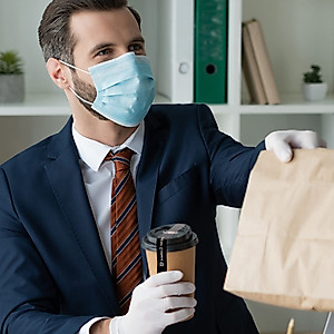 600 Pieces Safe Secure Tamper Evident Seals for Drink Lids, Food Delivery Stickers Sealed for Freshness Labels Drink Food Coffee Milk Tea Ice Cream Seal Stickers