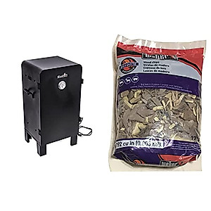 Char-Broil Analog Electric Smoker & Weber Available Stephen Products 17149 Mesquite Wood Chips, 192 cu. in. (0.003 c, m