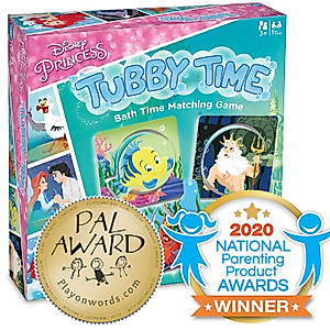 Disney Princess Tubby Time: Bath Time Matching Game - for Girls & Boys Age 3 to 5-2020 National Parenting Product Award and PAL Award Winner