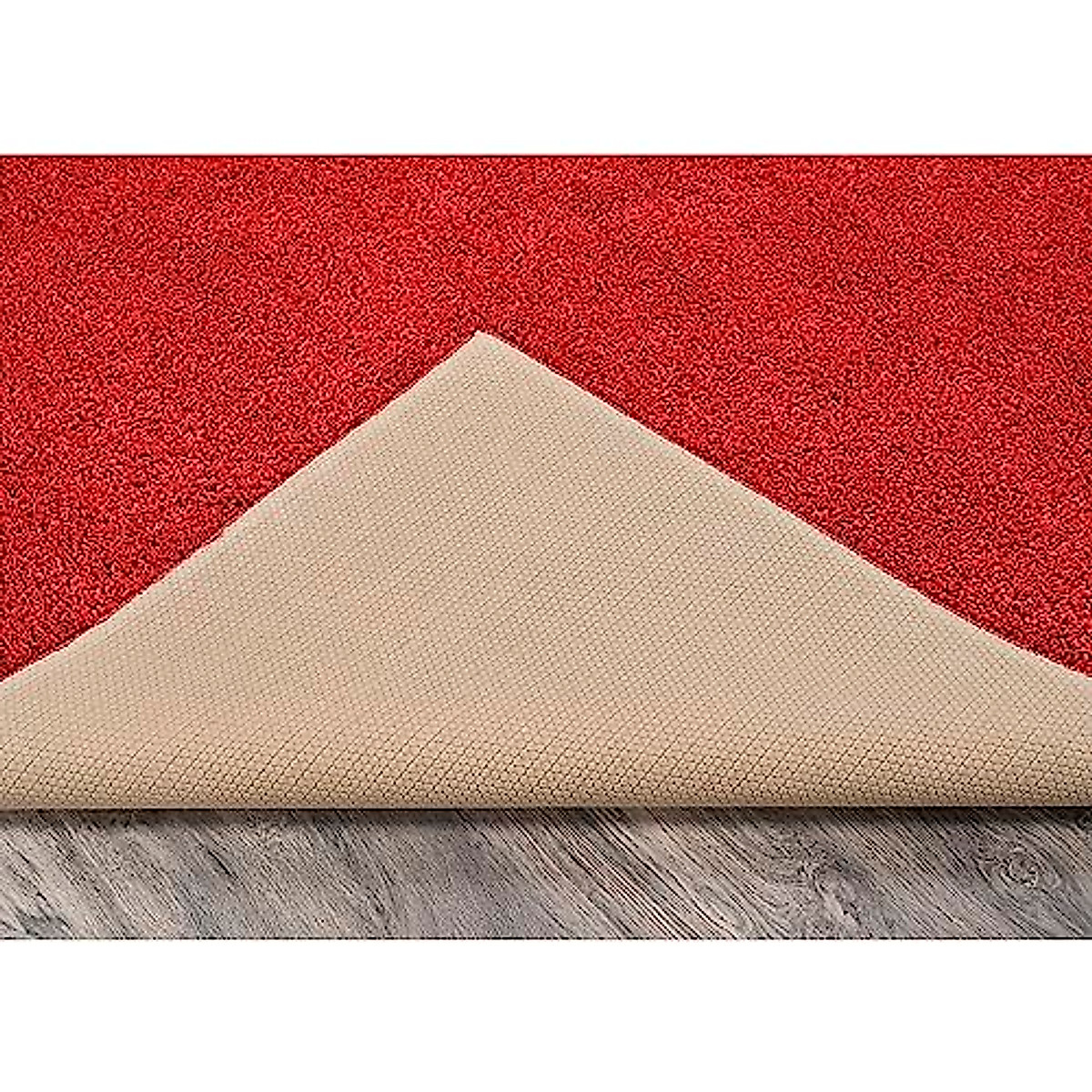 Garland Rug Skyline Shag 5 Ft. x 7 Ft. Area Rug Chili Red