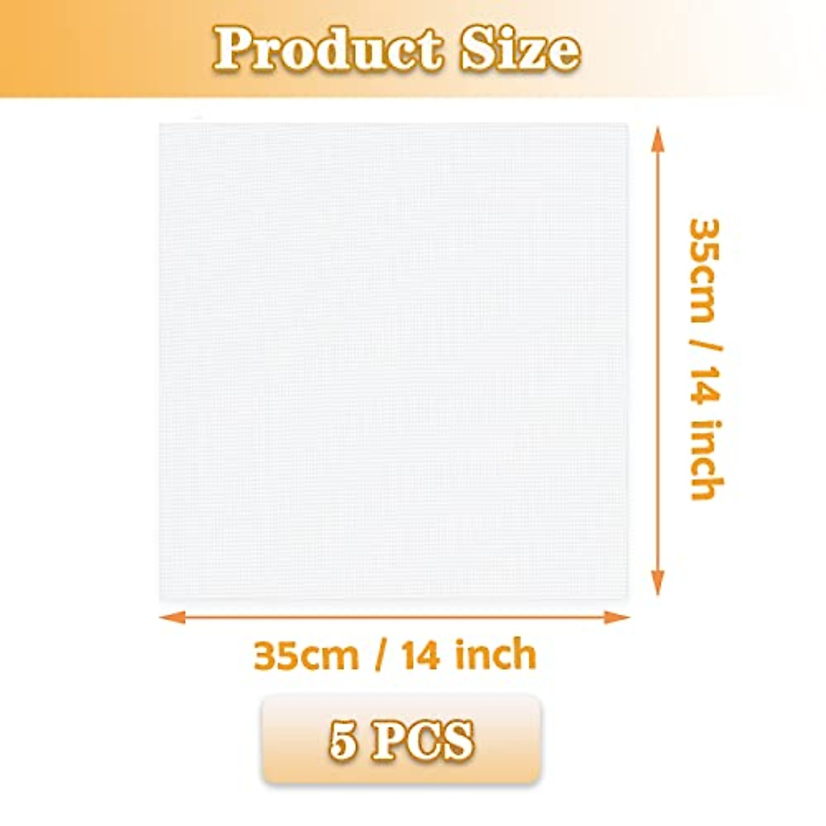 Silicone Dehydrator Sheets, Non Stick Silicone Mesh for Dehydrator Tray Liner 14x14inch Silicone Dehydrator Sheet Food Dehydrator Sheets Fruit Dryer Mesh for Freeze Dryer Dehydrator Accessories - 5pcs