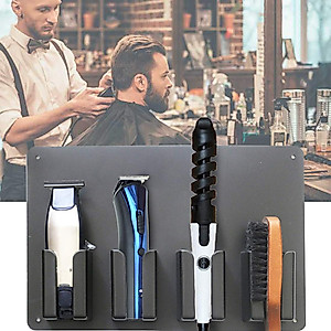 Gelible Hair Clipper Holder Salon Appliance Rack, Hairdressing Trimmers Storage Rack,Bathroom Comb Storage Stand, Electric Clipper Storage Convenient.Pack of 2