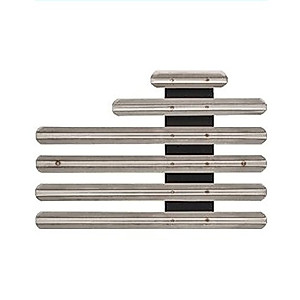 Ribbon Bar Holder with 1/8 Inch Gap - Staggered Right - 15 Ribbons
