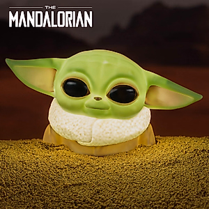 The Mandalorian Baby Yoda Grogu Desktop Light - Officially Licensed Star Wars Merchandise, Plastic