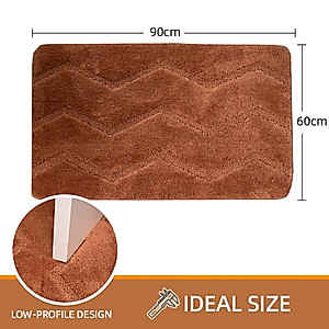 morgantag Dirt Trapper Door Mat Door Rugs 24" x 36",Super Absorbent Door Mat for Home Entance,Front Door,Bathroom,Living Room，Non-Slip Machine Washable Entrance Rug,Shoes Scraper,Dog Pet Mats