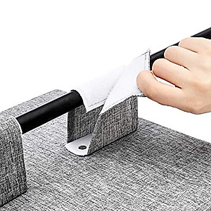 Amazon Basics Hanging Closet Shelf 6 Tier, Heather Grey, 2"D x 12"W x 12"H