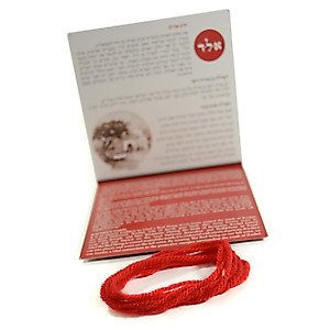 The Original Kabbalah Red String Bracelet from Israel - Red String Bracelet Pack 60 Inch Red String for up to 7 Evil Eye Protection Bracelets - Prayer, Blessing & Instructions Included!