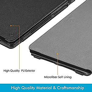 Fintie Keyboard Case for Samsung Galaxy Tab S6 10.5" 2019 (Model SM-T860/T865/T867), [Patented S Pen Slot Design] Folio Stand Cover with Removable Wireless Bluetooth Keyboard, Black