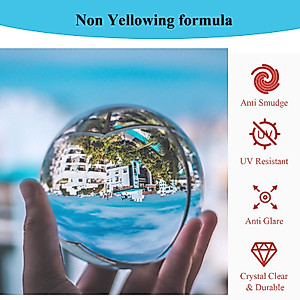 Epoxy Resin, 8.8OZ Resin Kit, Epoxy Resin Crystal Clear, Not Yellowing and No Bubble Self Leveling Easy Mix 1:1 Casting & Coating for DIY Jewelry Making of The Art Resin & Epoxy Resin (8.8oz)