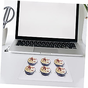 SOLUSTRE Cup Cake Paper Cup 2pcs Packaging Boxes Cupcake Box Mini Muffins Clear Container Mini Paper Cups Cheesecake Holder Containers Clear Cupcake Holder Tart Boxes Cupcake Boxes Fine