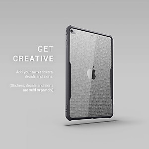 TineeOwl iPad Mini 5/4 Ultra Slim Clear Case, Flexible TPU, Absorbs Shock, Lightweight, Thin (Black)
