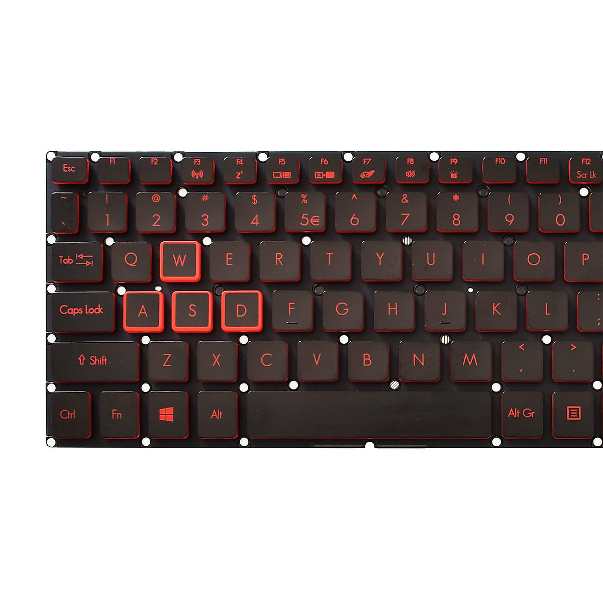 SUNMALL Replacement Keyboard with Backlit Compatible with Acer AN515-31 AN515-41 AN515-42 AN515-51 AN515-52 AN515-53 N17C1 Black US Layout