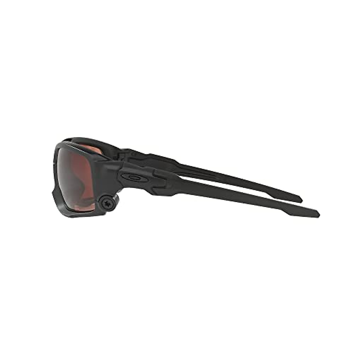 Oakley SI Men's OO9329 Ballistic Shocktube Rectangular Sunglasses, Matte Black/TR22, 61 mm