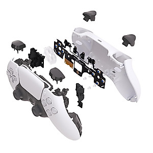 eXtremeRate Strong Version Whole Clicky Kit for PS5 Controller BDM-030 Shoulder Face Dpad Buttons, Custom Micro Switch Clicky Hair Trigger Kit and Tactile Face Buttons Mouse Click for PS5 Controller