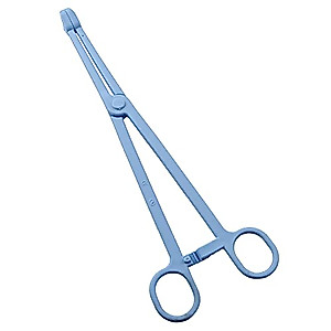 LQ Industrial Reptile Feeding Clip 24.5cm/9.64inch Blue Plastic Tong Tweezer Forcep for Tortoise Lizard Frog Spider Tarantulas