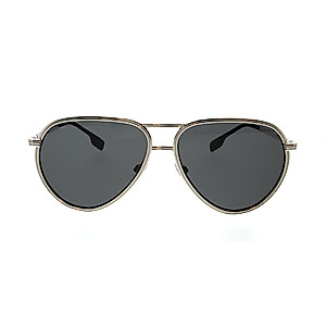 BURBERRY Sunglasses BE 3135 100587 Scott Silver Dark Grey