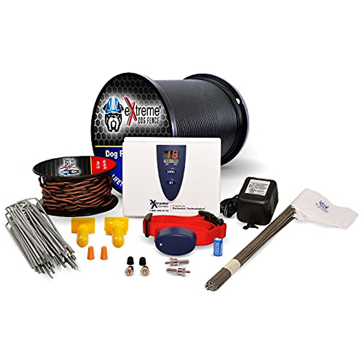 Underground Electric Dog Fence Ultimate - Extreme Pro Dog Fence System for Easy Setup and Maximum Longevity and Continued Reliable Pet Safety - 1 Dog | 500 Feet Pro Grade Dog Fence Wire