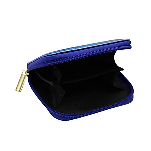 RARITYUS Mermaid Scale Purse Credit Card Holder PU Leather Wallet with Zipper for Women Girls