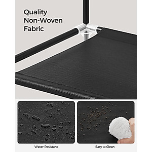 SONGMICS 2-Tier Shoe Rack with Shelves for Closet Entryway, Black ULSH052B01