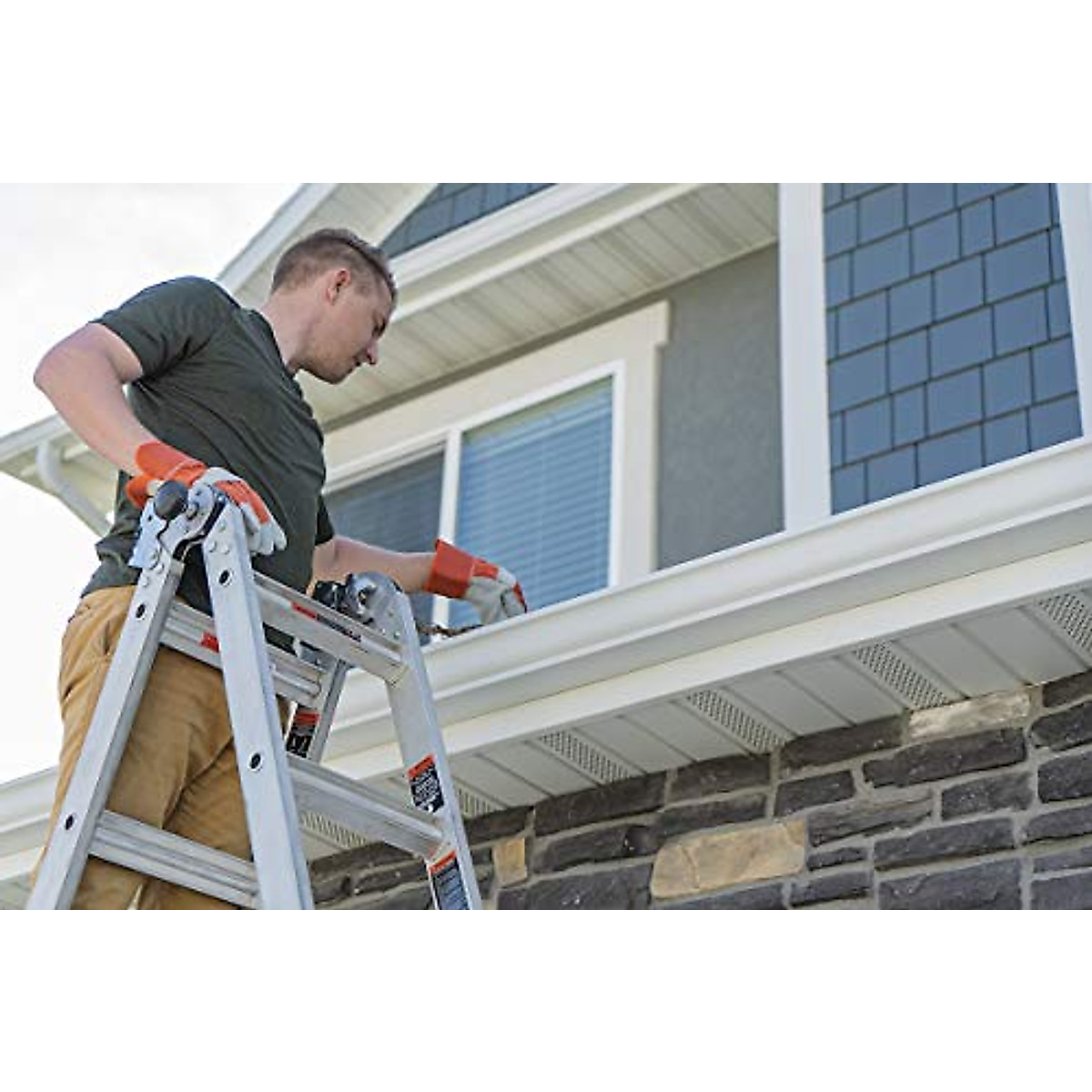 Little Giant Ladders, Epic, M26, 26 ft, Multi-Position Ladder, Aluminum, Type 1A, 300 lbs weight rating, (16826-818)