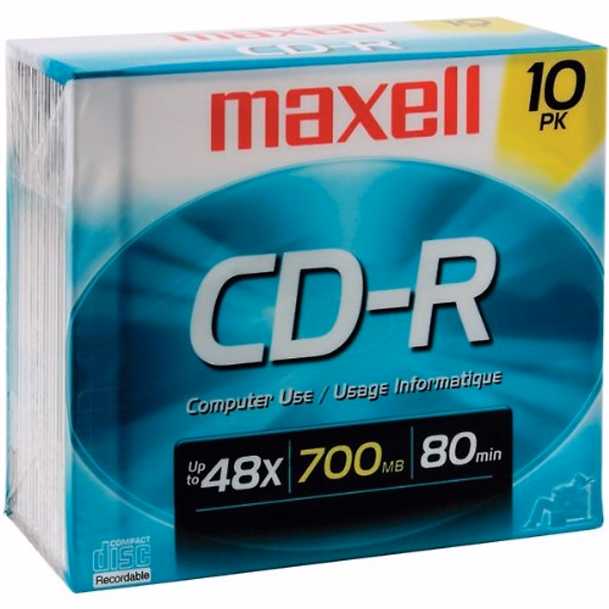 Maxell Maxell 80Min 10Pk 700Mb Cdr-- Case of 2