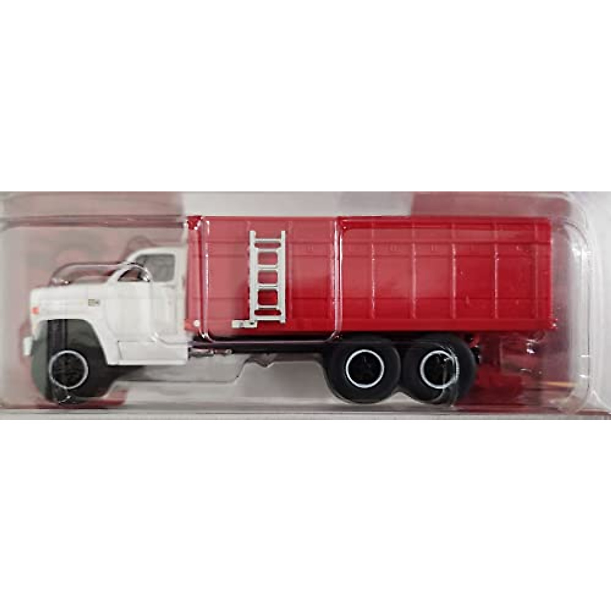 Greenlight 51433-B 1983 Chevy C70 Tandem Grain Truck Red & White 1/64 Scale