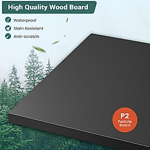 SEDETA 5 Tier Corner Bookshelf, Modern Corner Bookcase, Convertible Bookshelf with Storage Bag, Pegboard & LED Light, Tall Bookshelves for Bedroom, Living Room and Home Office, Black