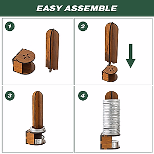 Mason Jar Lid Organizers Inside Cabinet, 2 Pack Canning Lid Rack Holder for Kitchen Organization, Wooden Mason Jar Accessory for Storing Canning/Mason Jar Lids and Rings Storage, Regular&Wide Mouth