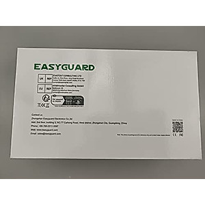 EASYGUARD EM211 2 Way Motorcycle Alarm System with Remote Start Starter Shock Sensor tilt Motion Sensor DC12V LCD Display