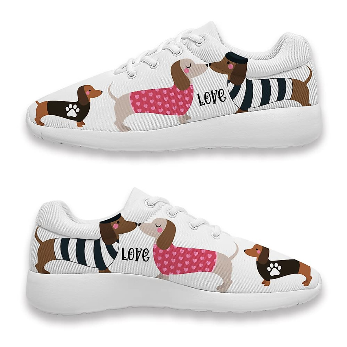 MICARE Dog Dad Gifts for Men Women Dog Gifts for Dog Lovers Dog Lover Print Shoes Dog Mom Gifts Dog Themed
