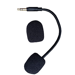 TNE for Turtle Beach Mic Replacement 3.5mm Game Microphone Boom for Ear Force XO One XO Three XO Four Stealth 400 420x 450 500p 520 Recon 50x 50p 50 60p 150 Camo Xbox One PS5 Computer Gaming Headsets