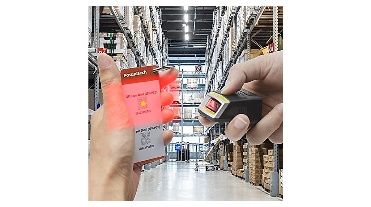 Posunitech GS02 Wearable 2D Glove Barcode Scanner for Warehouse