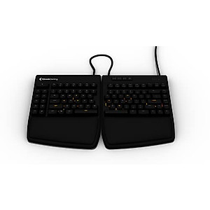 KINESIS USB GAMING Freestyle Edge RGB Split Mechanical Keyboard (MX Blue)