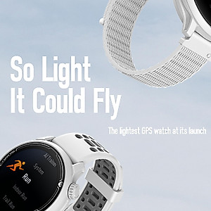 COROS PACE 2 Sport Watch GPS Heart Rate Monitor, 20 days Long Battery Life, Lightweight, Barometer, Strava, Training Plan, Navigation, Sleep Track, Swim, Bike, Run, Strength, Treadmill (Navy Silicone)