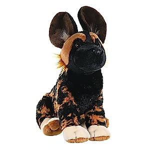 Wild Republic African Wild Dog Plush, Stuffed Animal, Plush Toy, Gifts for Kids, Cuddlekins 12 Inches