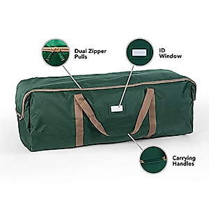 Covermates Keepsakes - Storage Duffel Bag - Heavy Duty Polyester - Reinforced Handles - Closet Storage-Green