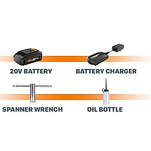 WORX WG320 20V Power Share JawSaw Cordless Chainsaw