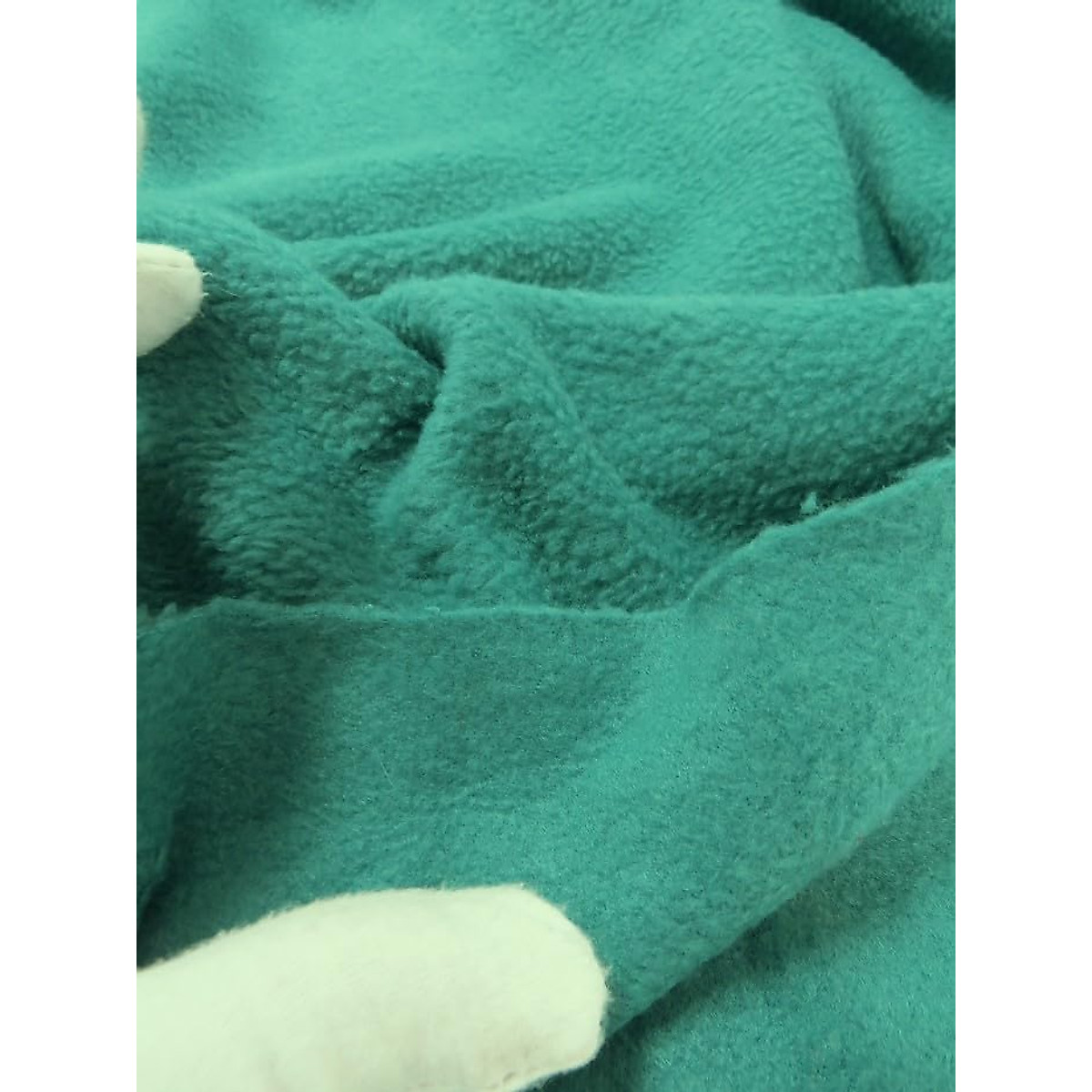 Solid Polar Fleece Fabric - 37 Colors - Sold by The Yard DIY Blankets Clothing Pajamas Accessories (Heather Gray)