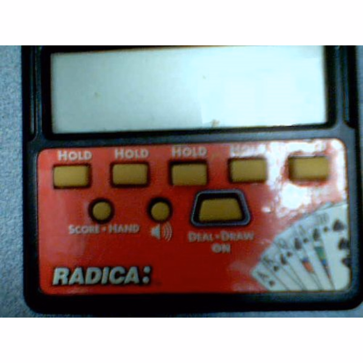 Radica Model#517 Radica Bonus Poker & Radica Draw Poker Two Games In One LCD Handheld Game Model#517