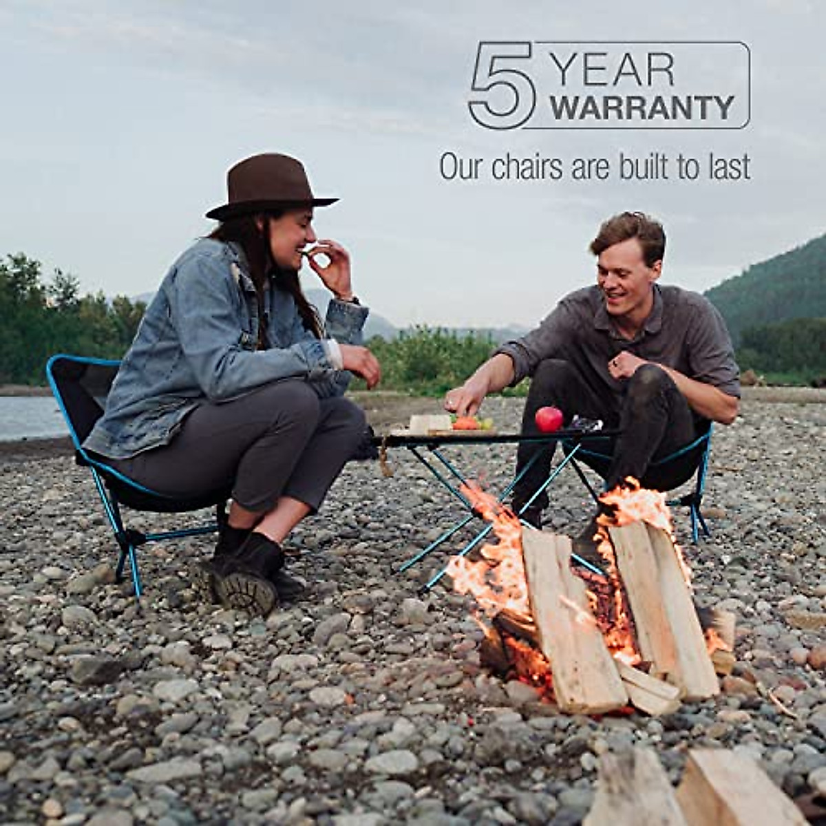 Helinox Chair One Original Lightweight, Compact, Collapsible Camping Chair, Multi Block '23