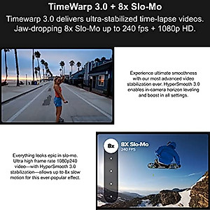 GoPro HERO9 Black + Smart Remote + PNY Elite-X 64GB microSDHC Card Adapter-UHS - Waterproof Action Camera with Front LCD and Touch Rear Screens, 5K Ultra HD Video, 20MP Photos