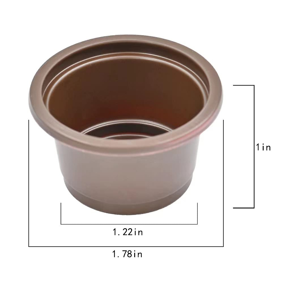MRTIOO 100 Eco Cups + Feeding Ledge [Non-Suction Cup], Reptile Food Bowls and Water Dish, for Crested Gecko Lizard Or Other Small Pet Feeder Ledge Accessories Supplies (100 Cups + Ledge)