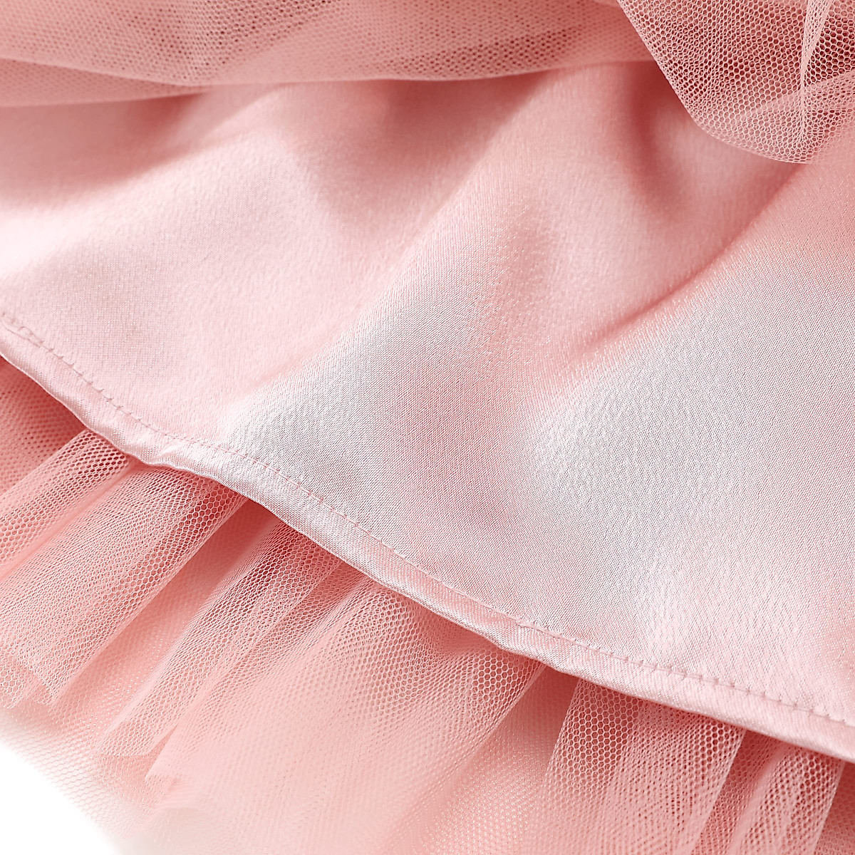 Flofallzique Girls Tutu Dress Long Sleeves Toddler Velvet Tulle Dresses for Birthday Party (2, Dusty Pink)